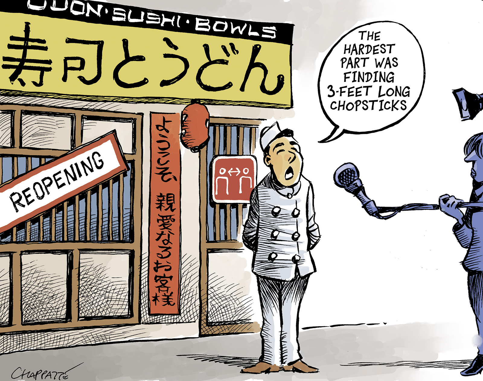 Reopening restaurants | Globecartoon - Political Cartoons - Patrick ...