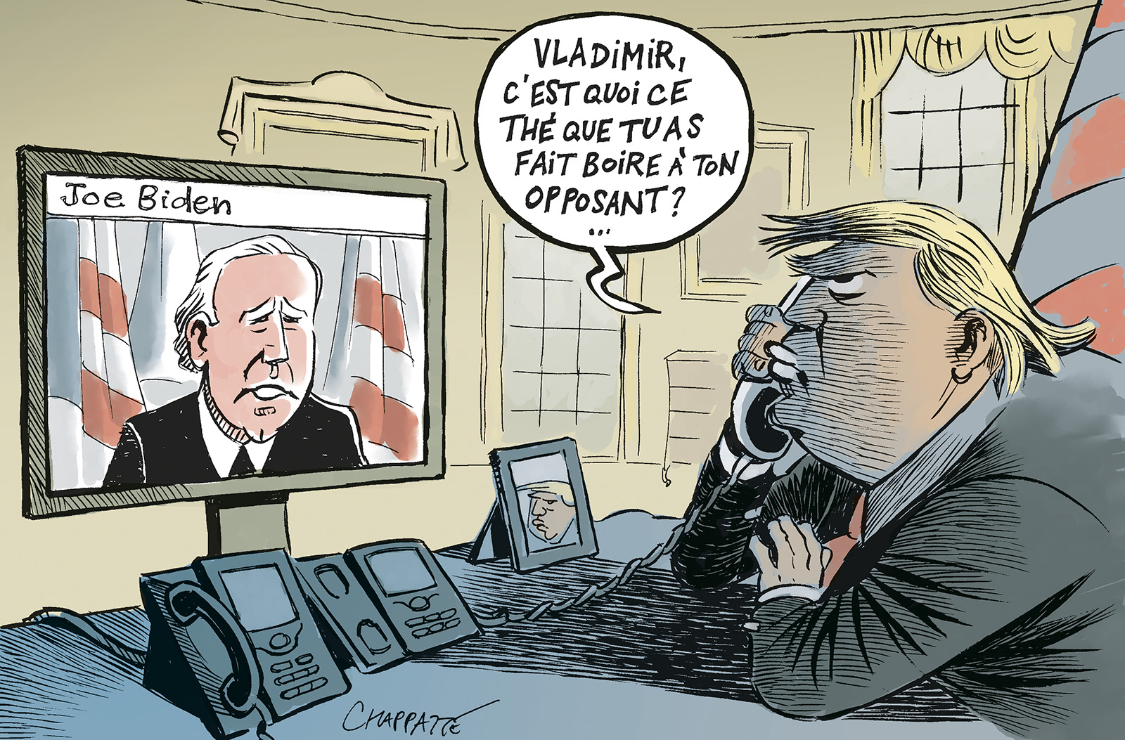 Joe Biden affrontera Donald Trump | Globecartoon - Political Cartoons ...