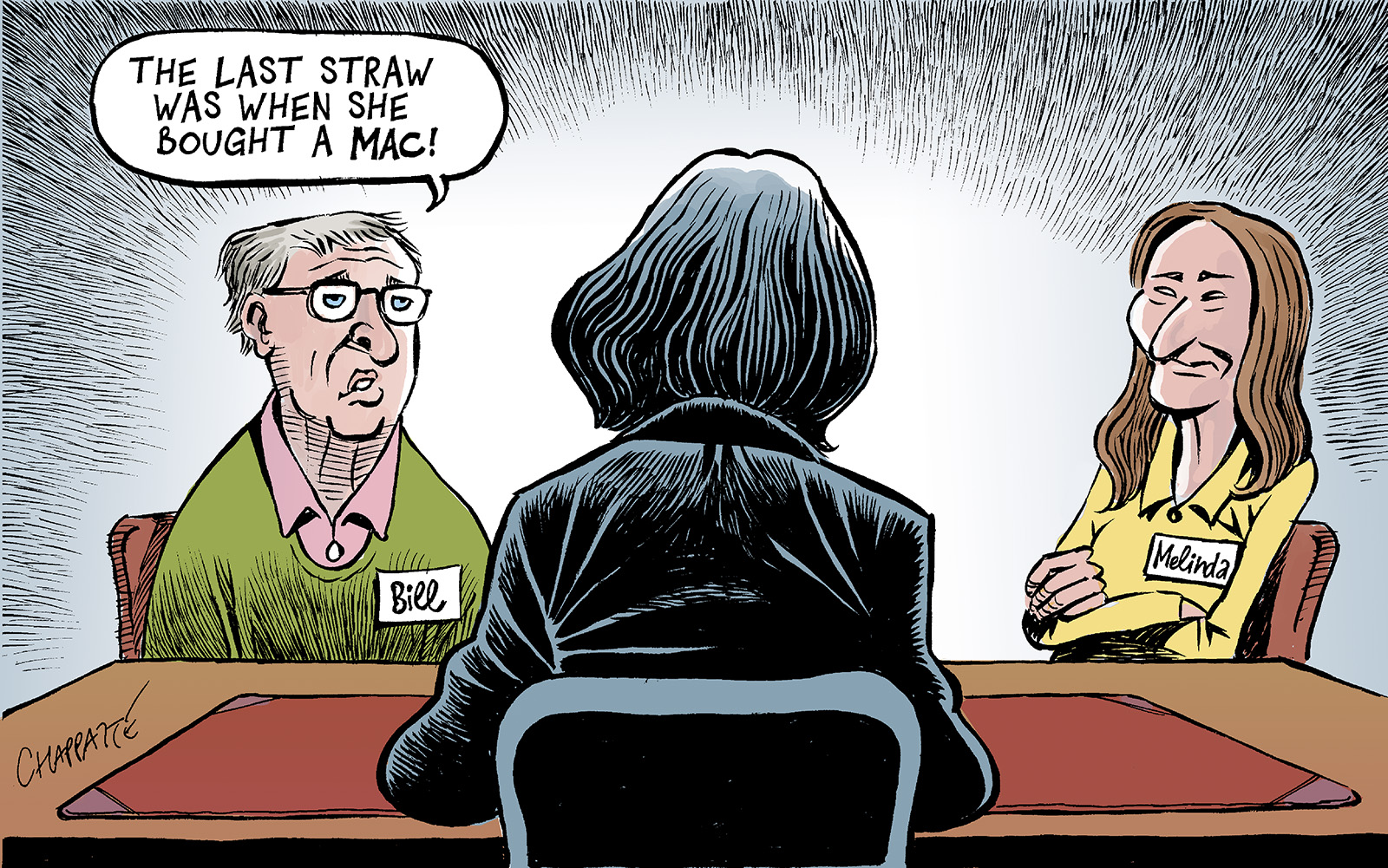 Bill and Melinda Gates divorce | Globecartoon - Political Cartoons ...