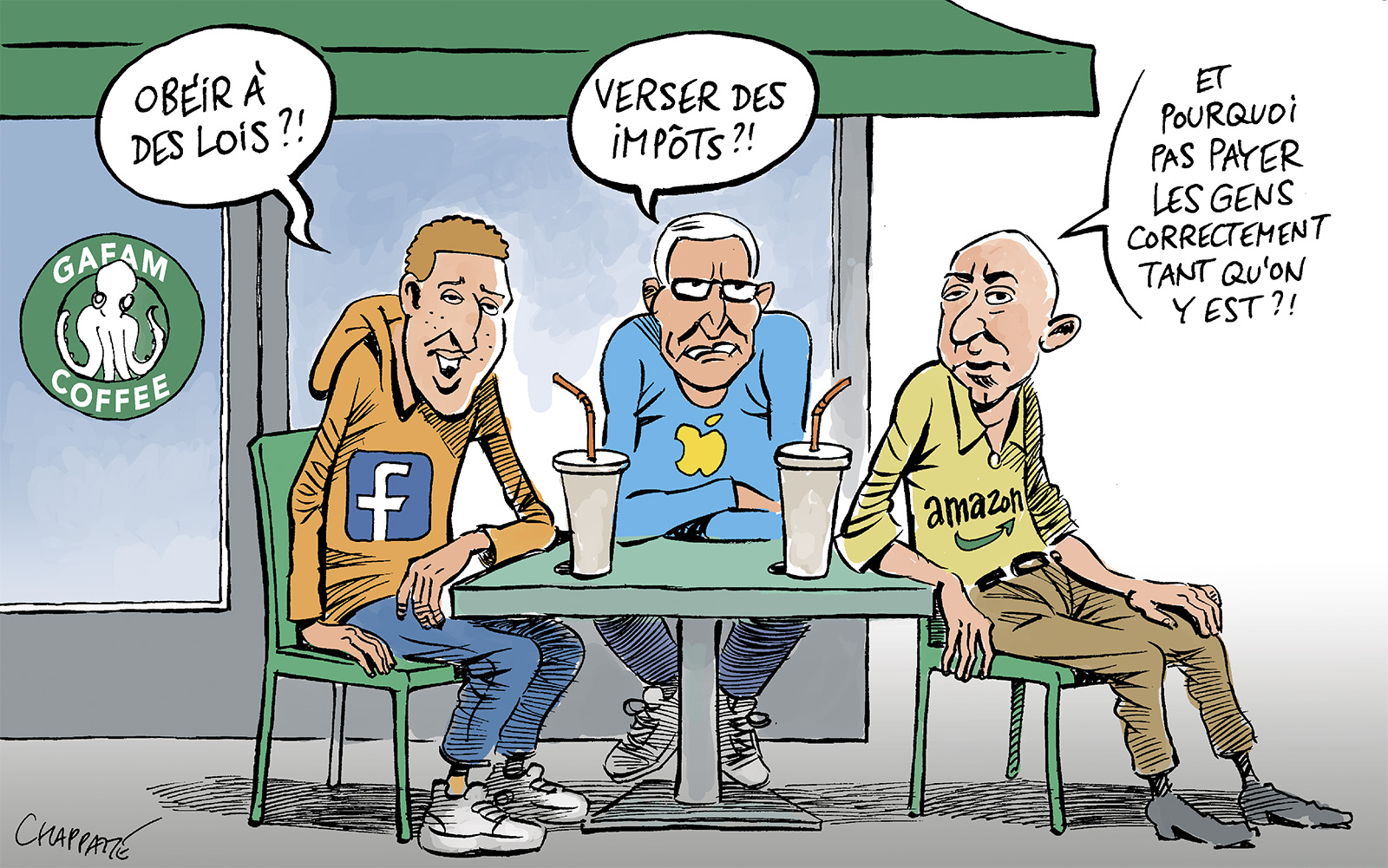 Réguler les géants du numérique | Globecartoon - Political Cartoons ...