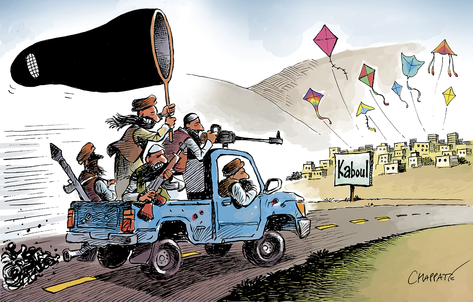 Les Talibans reviennent | Globecartoon - Political Cartoons - Patrick ...