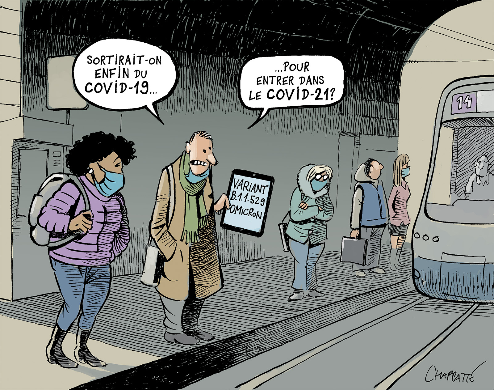 Le nouveau variant Omicron | Globecartoon - Political Cartoons ...