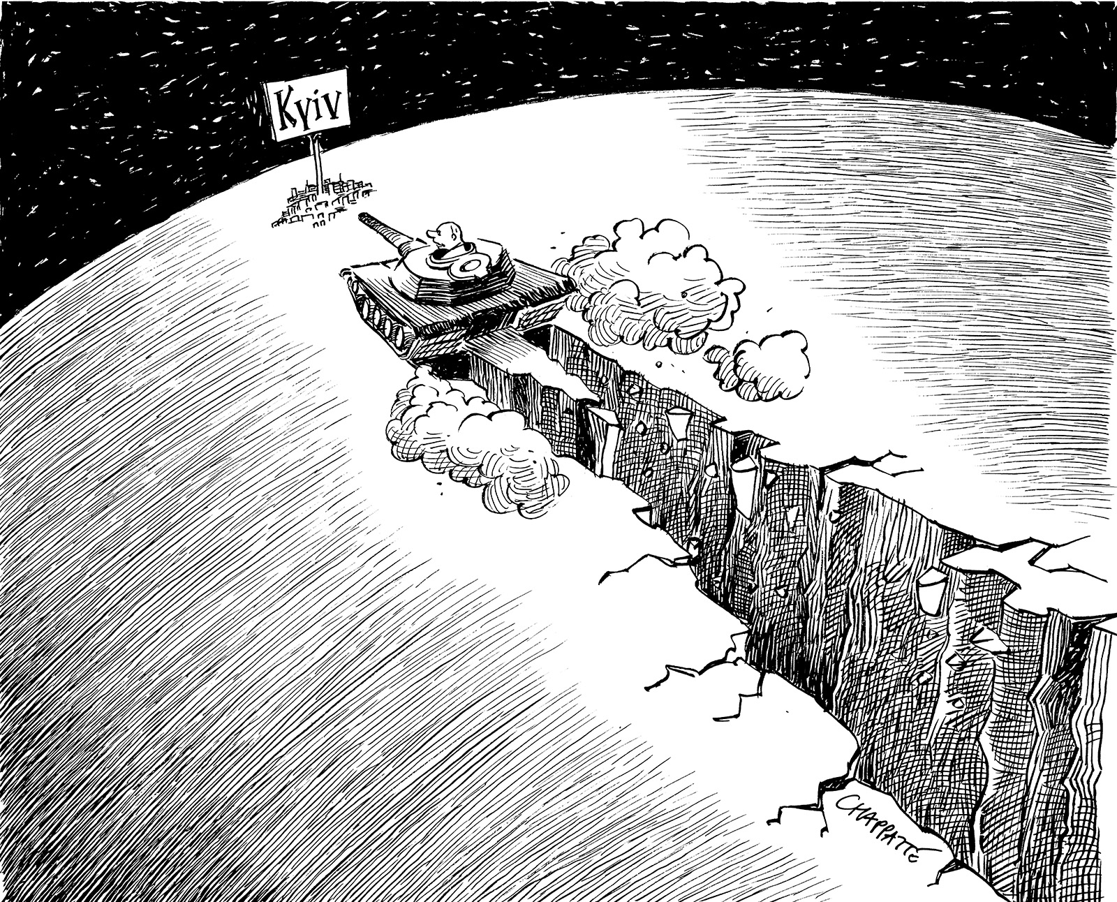 A fractured world | Globecartoon - Political Cartoons - Patrick Chappatte