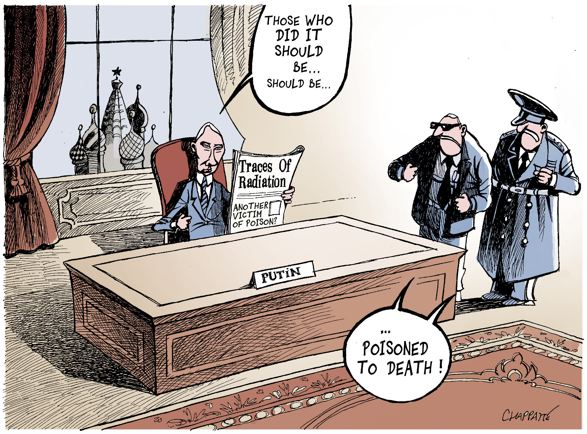 Russian Spy Poisoned Globecartoon Political Cartoons Patrick