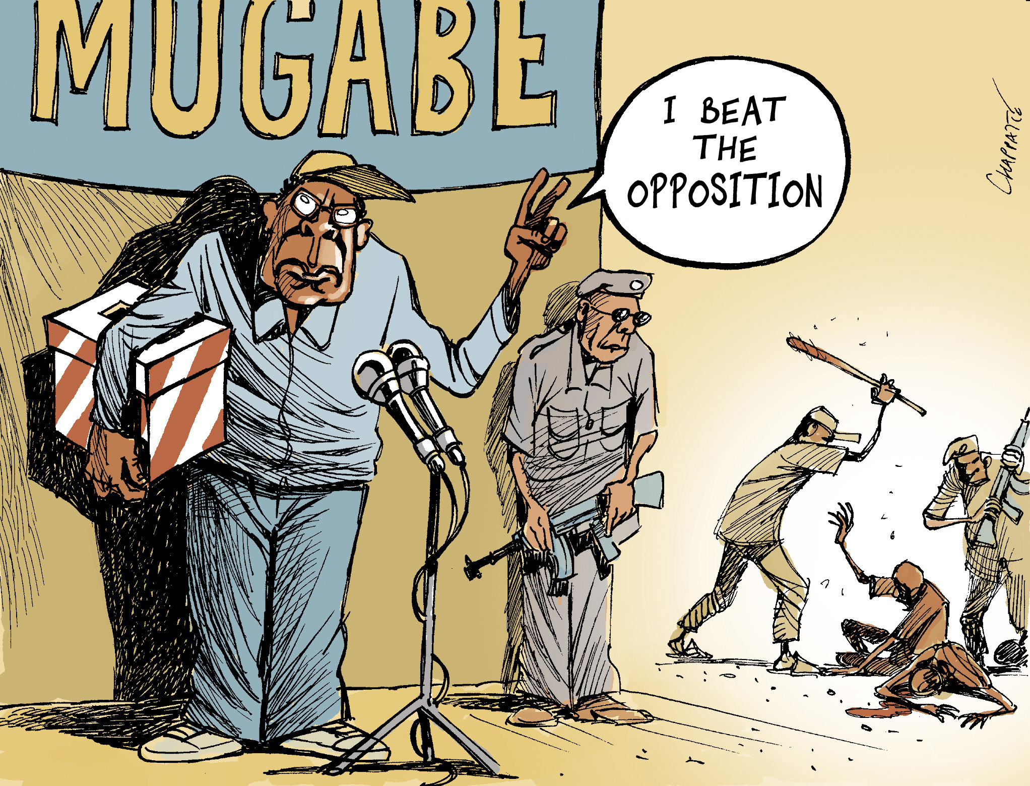 Mugabe Cartoon