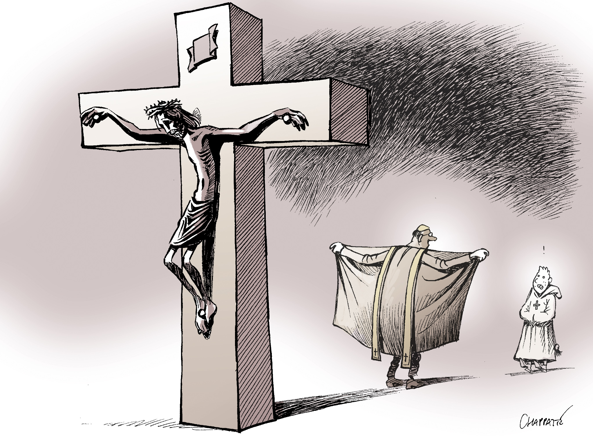 Catholic Church Disgraced | Globecartoon - Political Cartoons - Patrick ...
