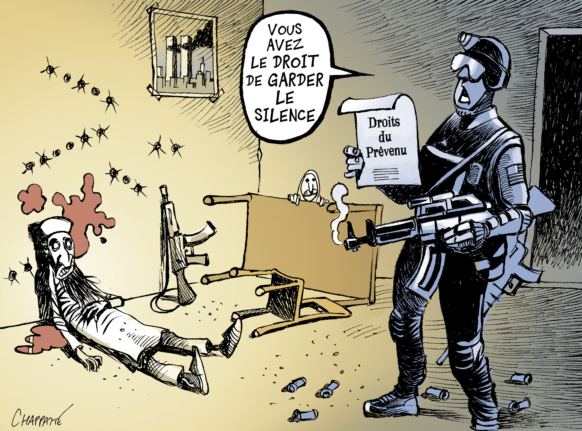 Fallait-il éliminer Ben Laden? | Globecartoon - Political Cartoons ...