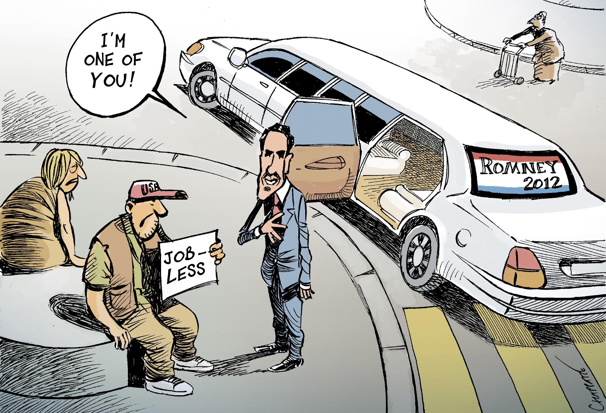Mitt Romney makes his case | Globecartoon - Political Cartoons ...