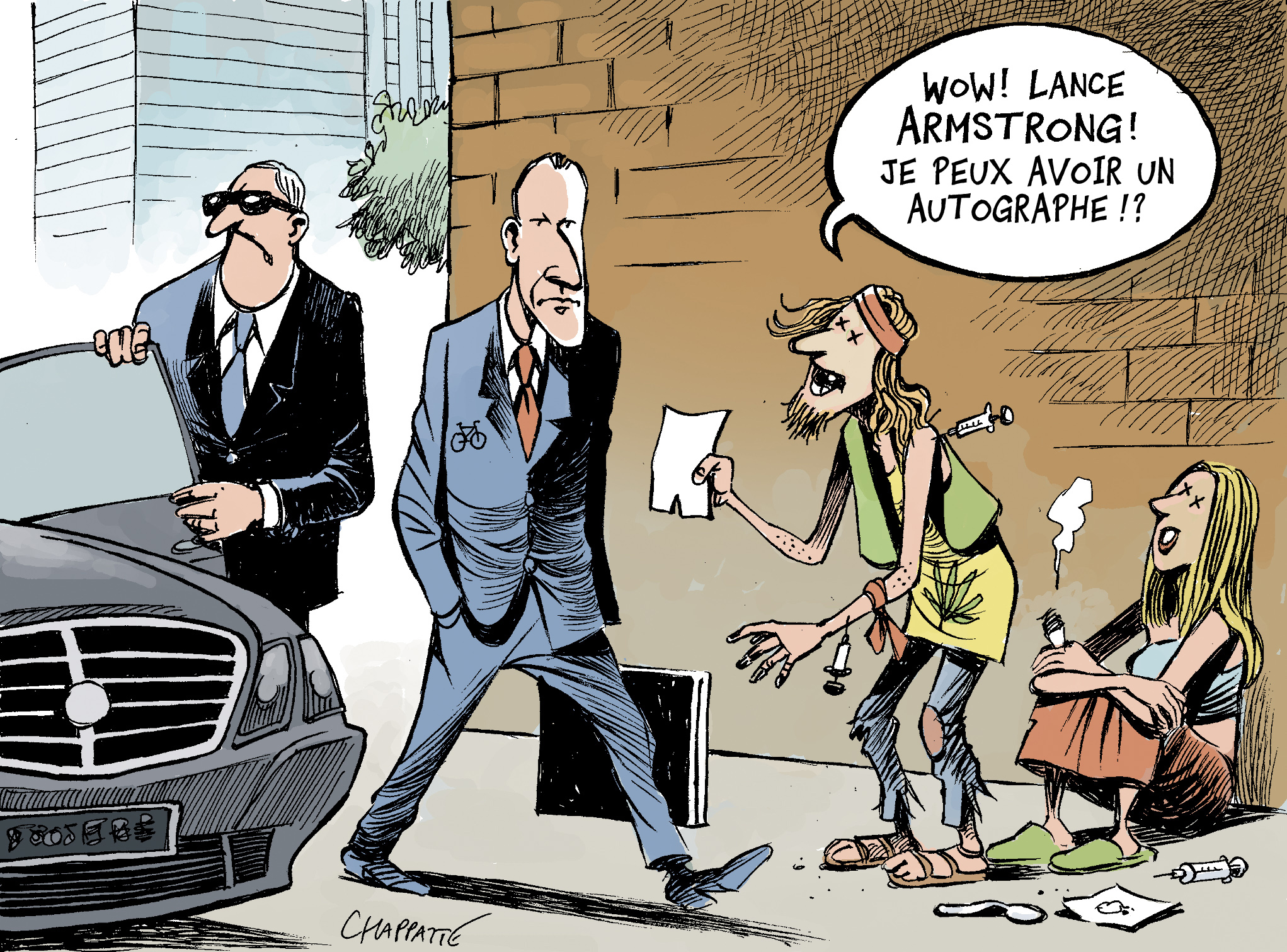 L'honneur perdu de Lance Armstrong | Globecartoon - Political Cartoons ...