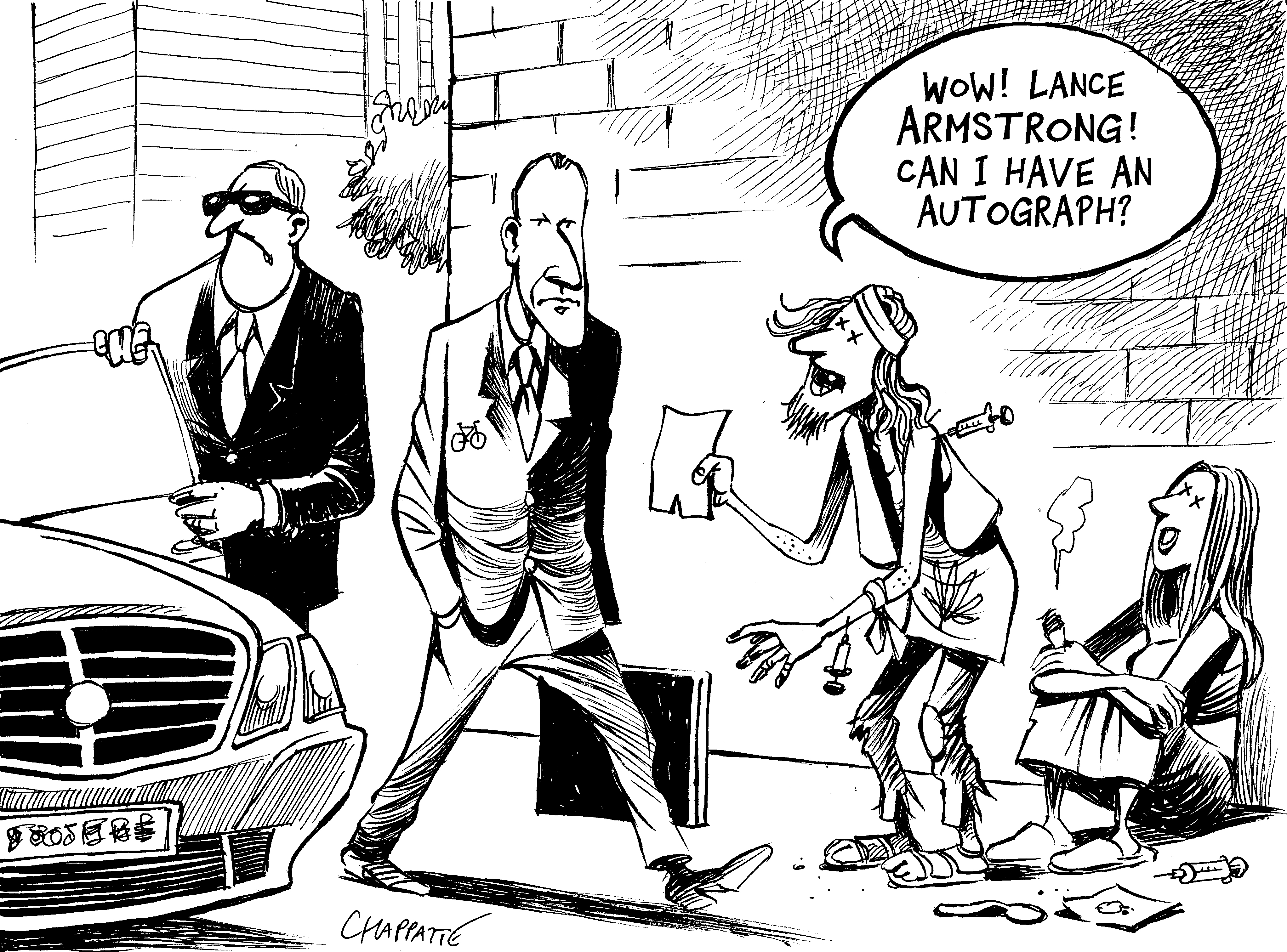 The Lost Honor Of Lance Armstrong | Globecartoon - Political Cartoons ...