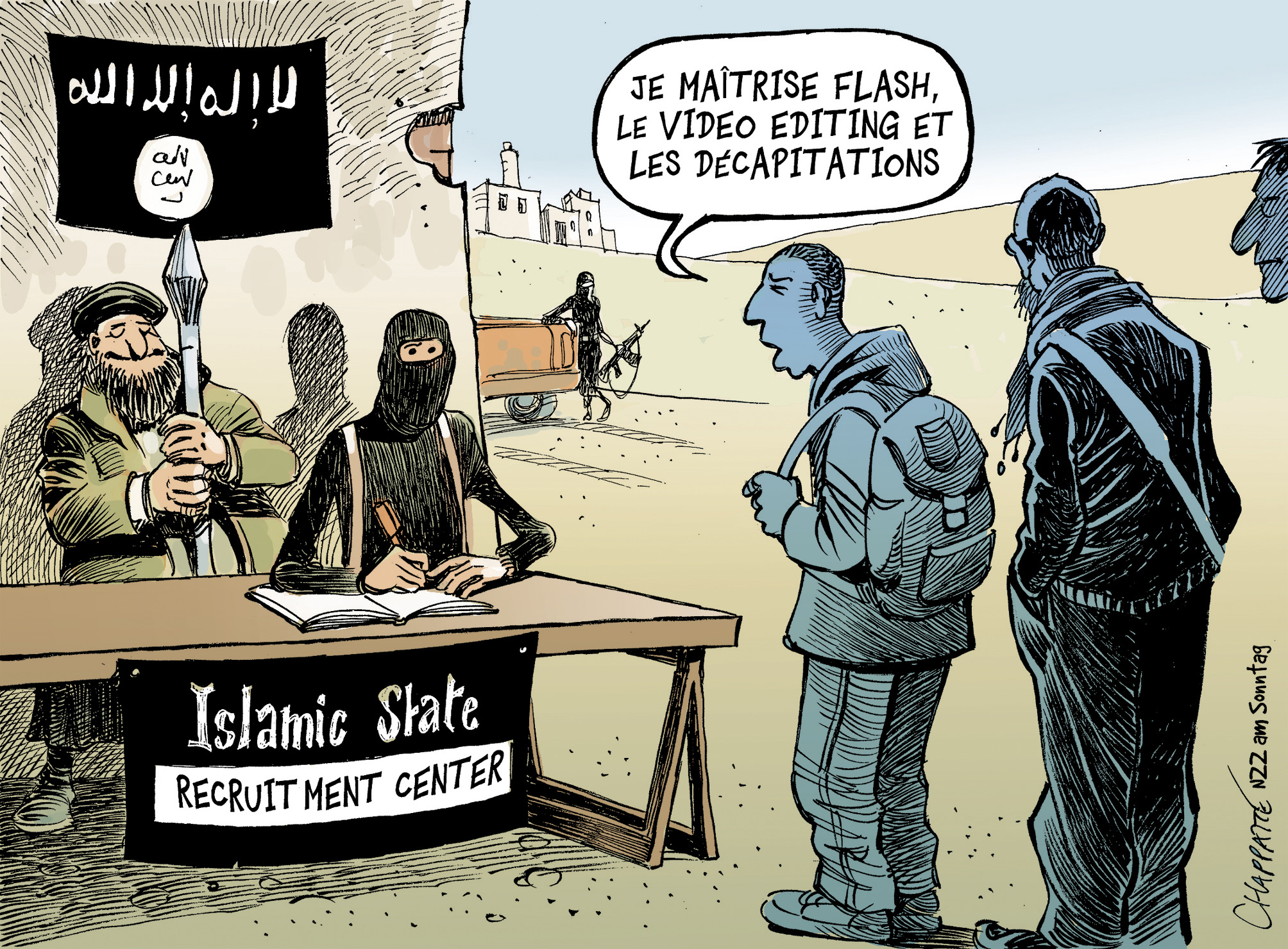 Recrues de l'Etat islamique | Globecartoon - Political Cartoons ...
