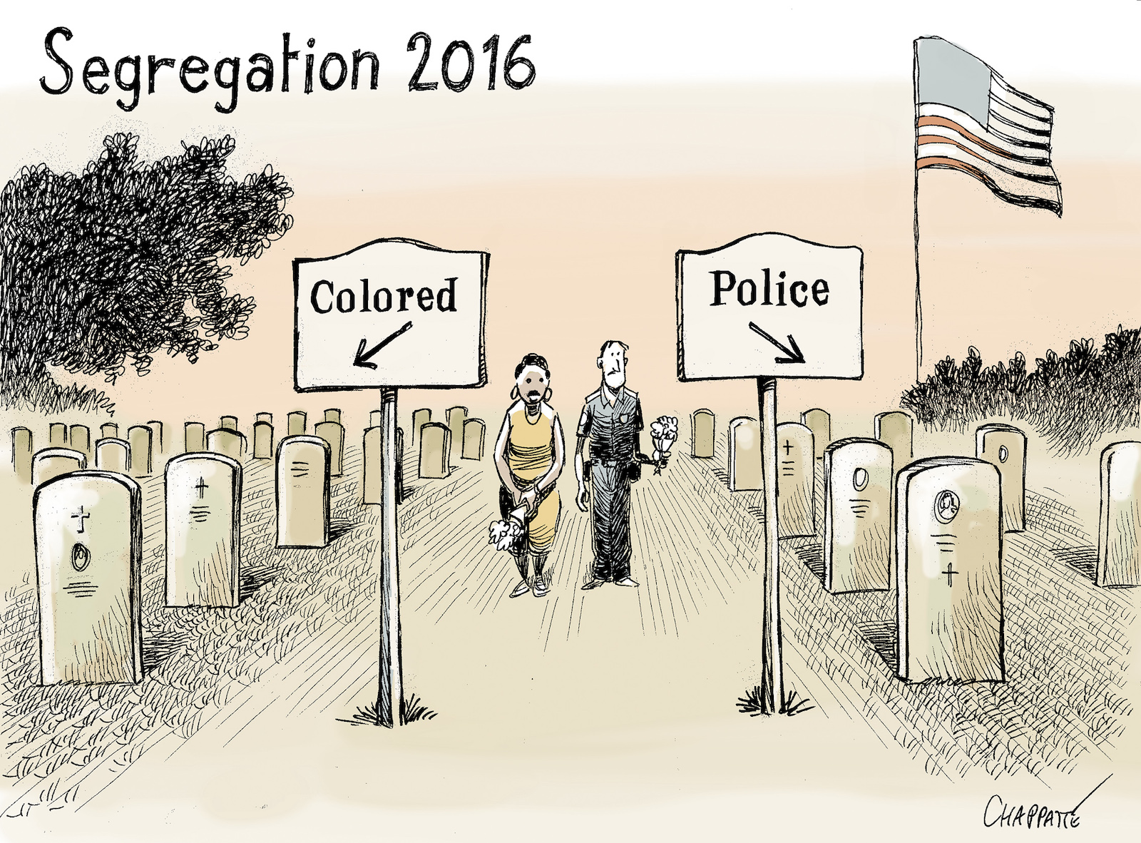 After Dallas | Globecartoon - Political Cartoons - Patrick Chappatte