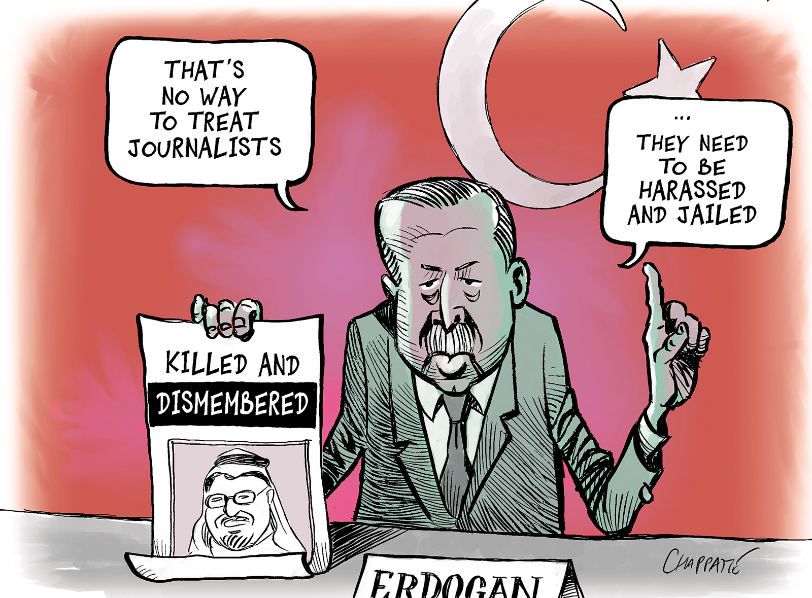 Turkish lesson in human rights | Globecartoon - Political Cartoons ...