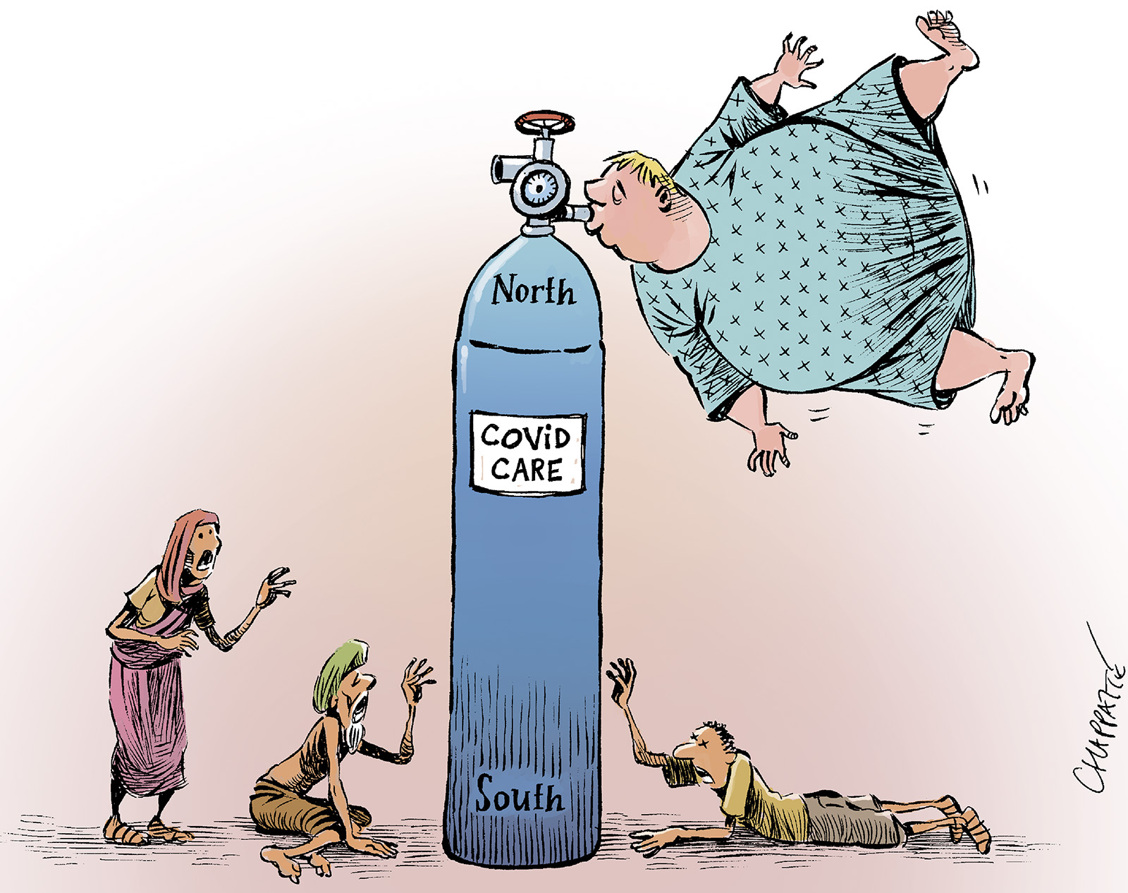 Covid, the virus of inequalities | Globecartoon - Political Cartoons ...