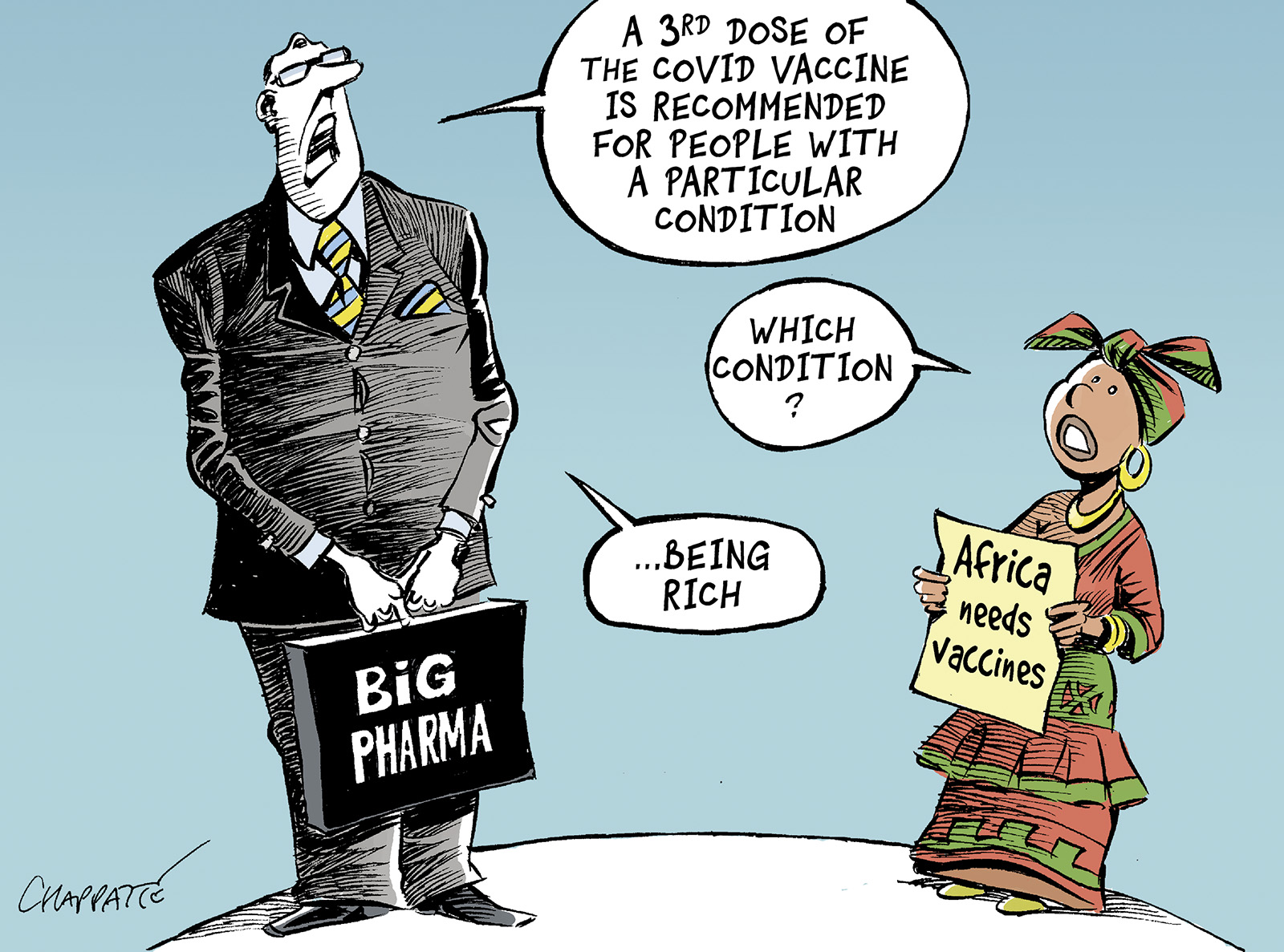 More vaccines | Globecartoon - Political Cartoons - Patrick Chappatte