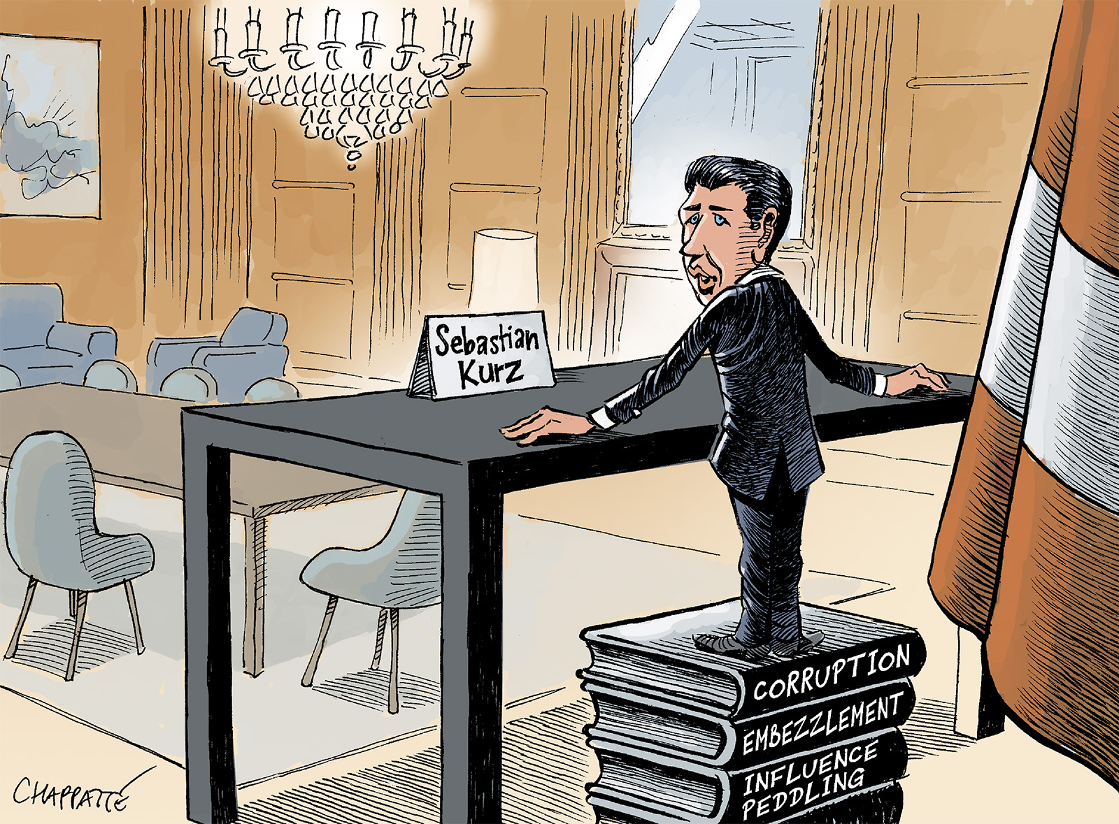 Sebastian Kurz at the top | Globecartoon - Political Cartoons - Patrick ...