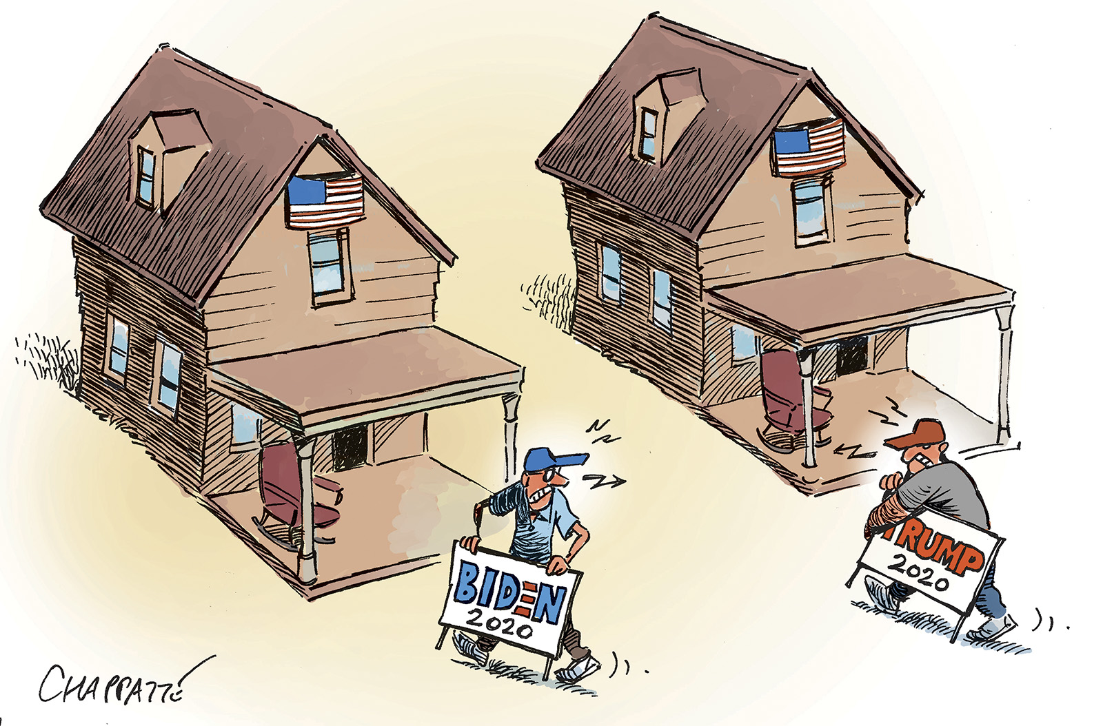 Post-election divisions | Globecartoon - Political Cartoons - Patrick ...