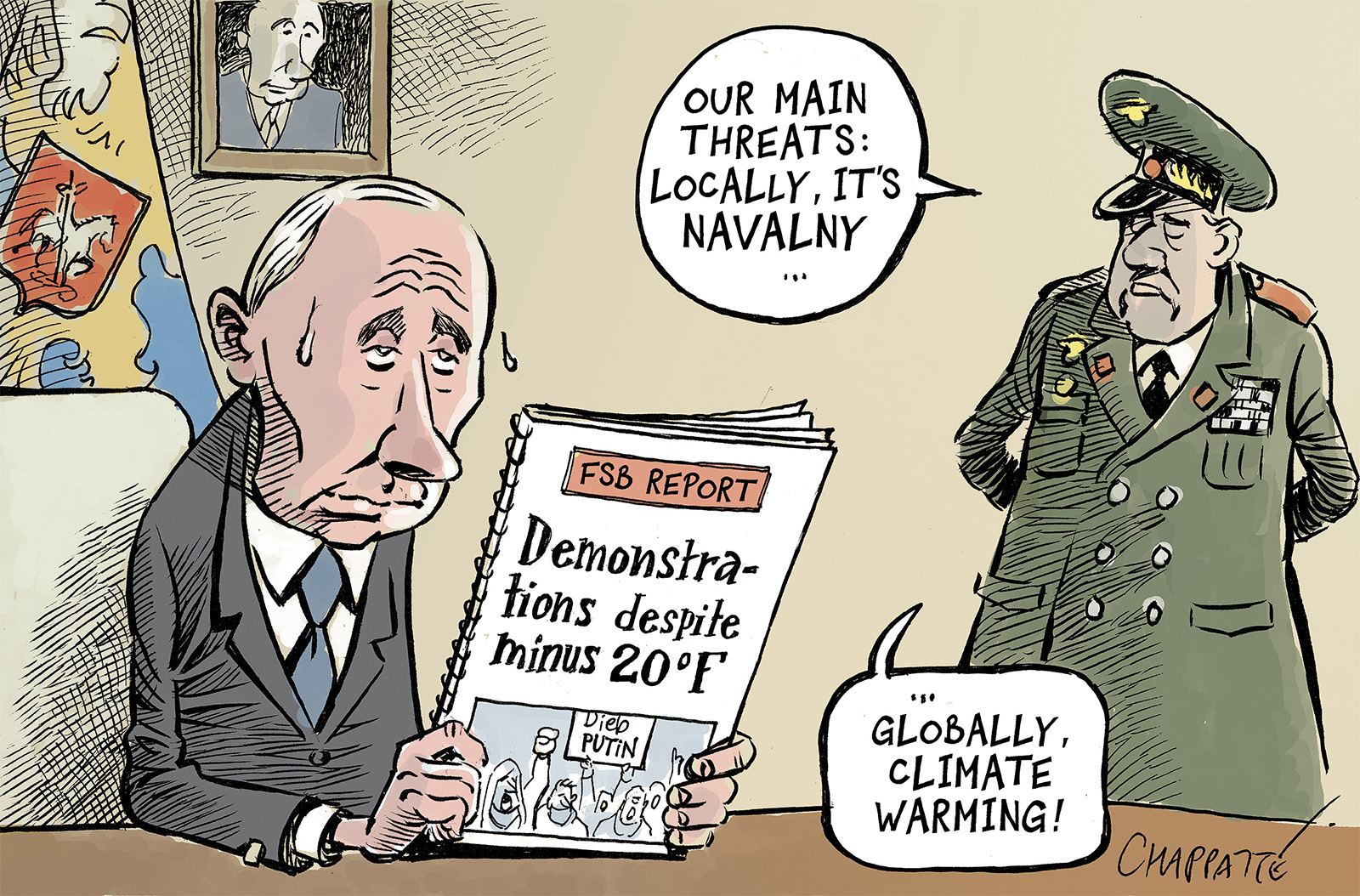 Putin has two problems | Globecartoon - Political Cartoons - Patrick ...
