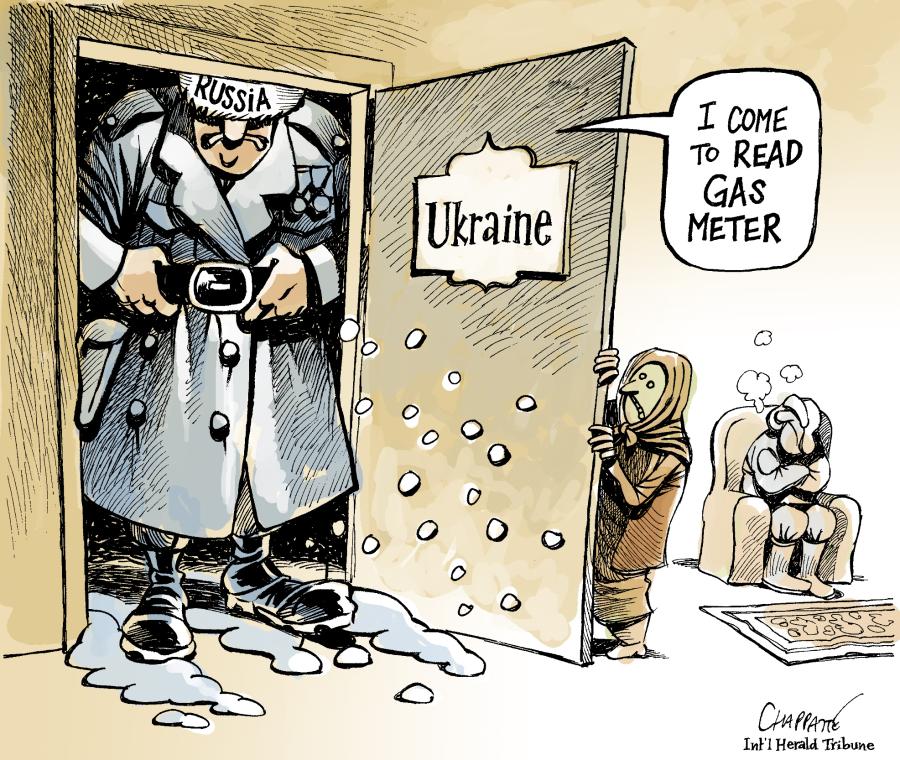 Russia Ukraine Gas Row Globecartoon Political Cartoons Patrick